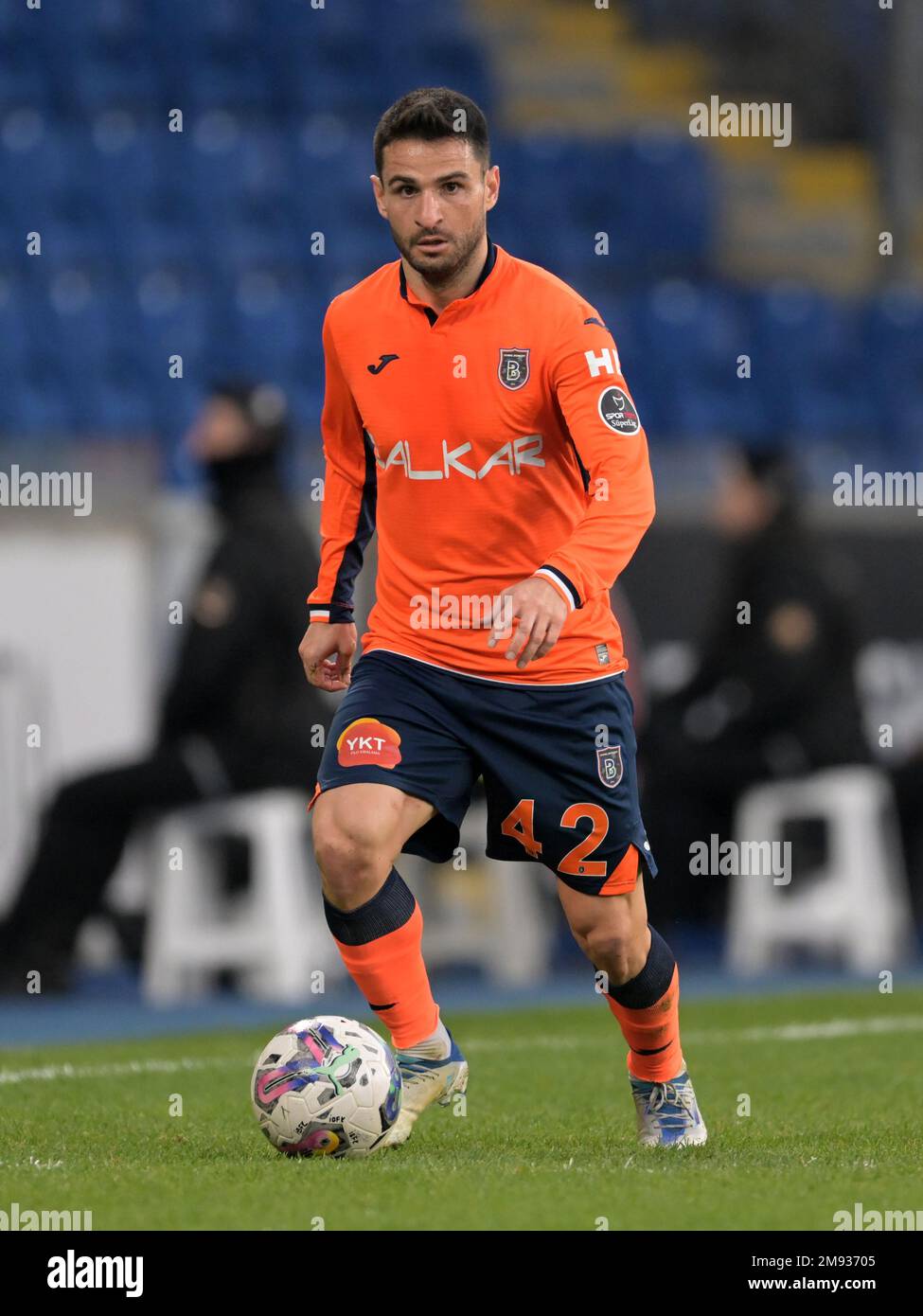ISTANBUL - Omer Ali Sahiner of Medipol Basaksehir during the Turkish ...