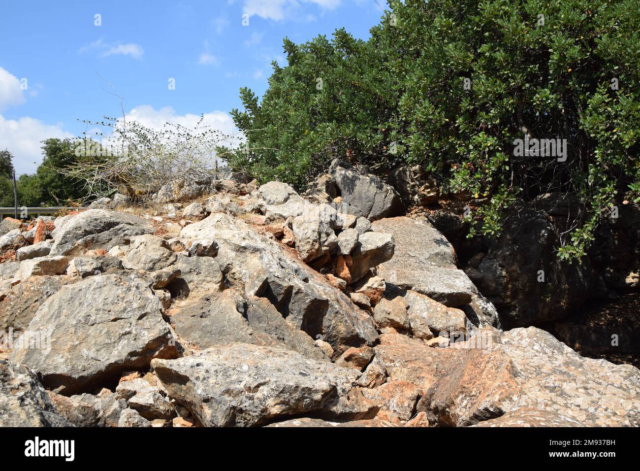 Yiftah Fissures Nature Reserve in Israel Stock Photo - Alamy