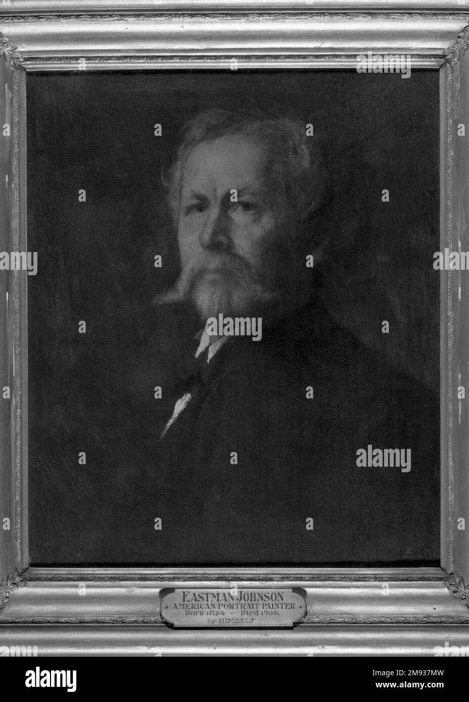 Self Portrait Eastman Johnson (American, 1824-1906). Self Portrait, ca ...