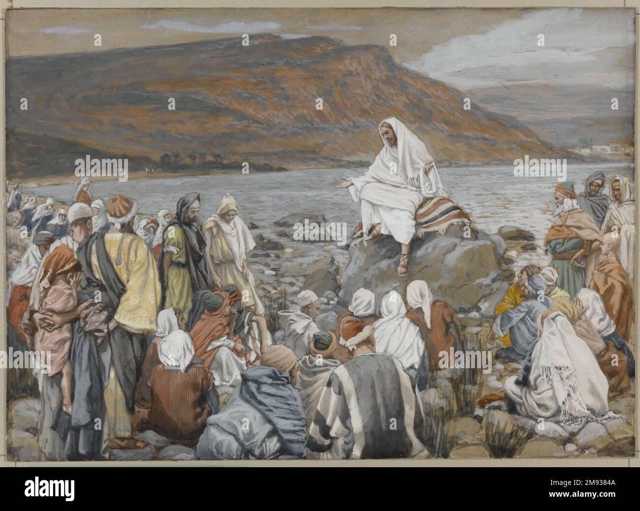 Jesus teaching his people hi-res stock photography and images - Alamy