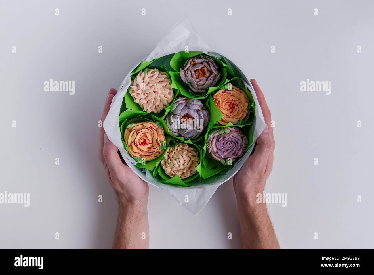 Pastel handmade rose shaped hi-res stock photography and images - Alamy