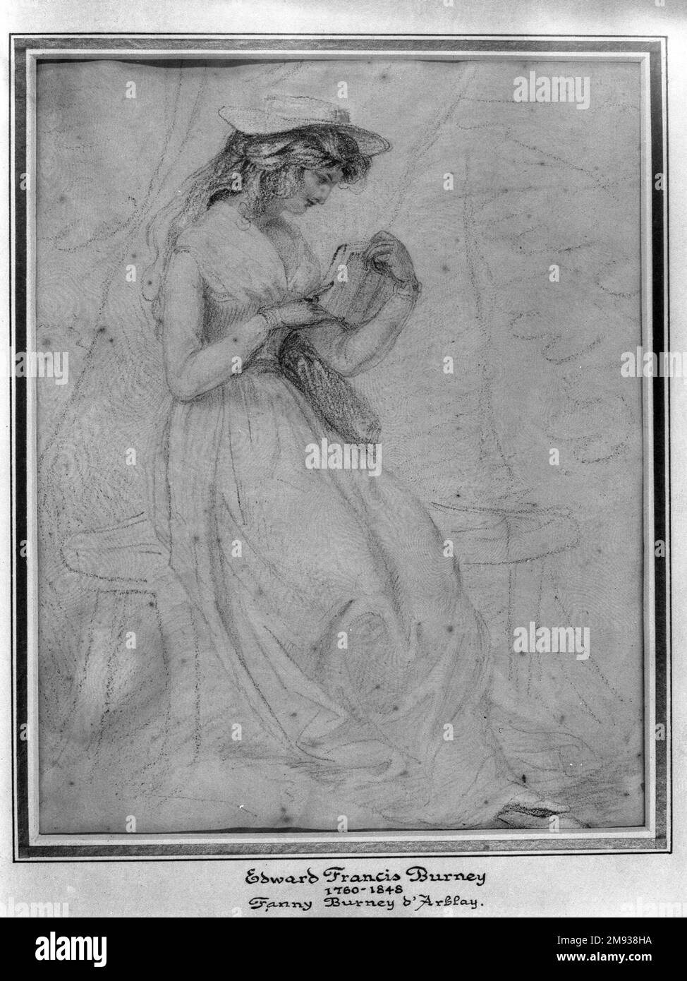 Portrait of Fanny Burney d'Arblay Edward Francis Burney (British, 1760 ...