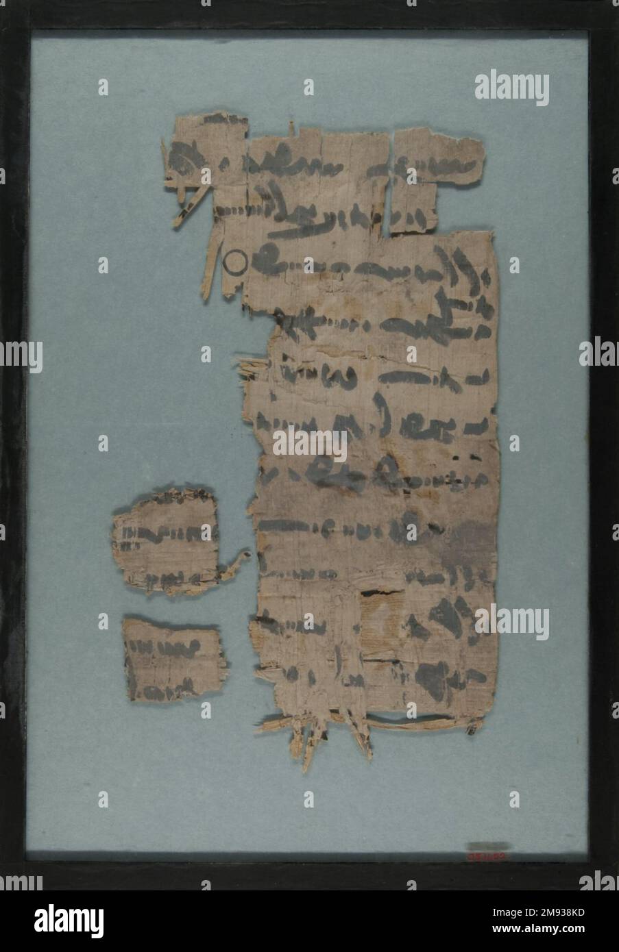 Papyrus Fragments Inscribed with Text Written in Pahlavi Papyrus ...