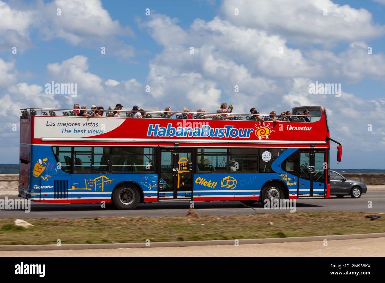 Transtur, Habana Bus Tour hop on hop off double decker tourist bus ...