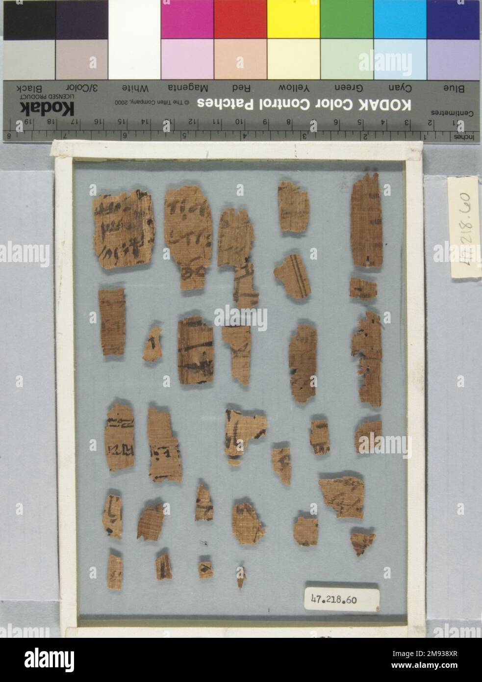 Papyrus Fragments Inscribed in Hieratic and Demotic Papyrus Fragments ...