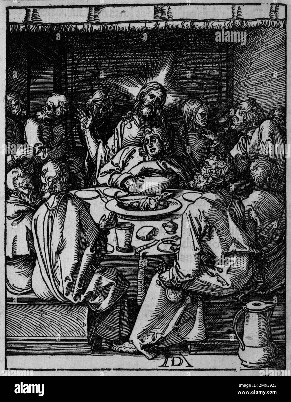 Last supper albrecht durer Black and White Stock Photos & Images - Alamy