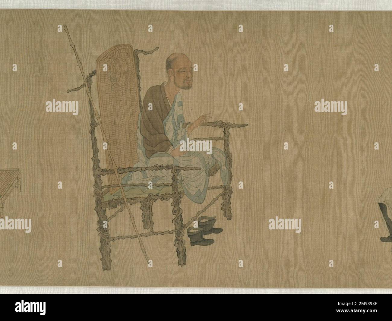 Hsiao I Obtaining the Lan-T'ing Calligraphy by Trickery (first image ...