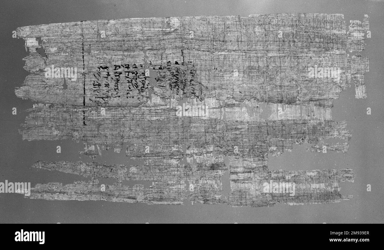 Papyrus Inscribed in Demotic and Greek Papyrus Inscribed in Demotic and ...