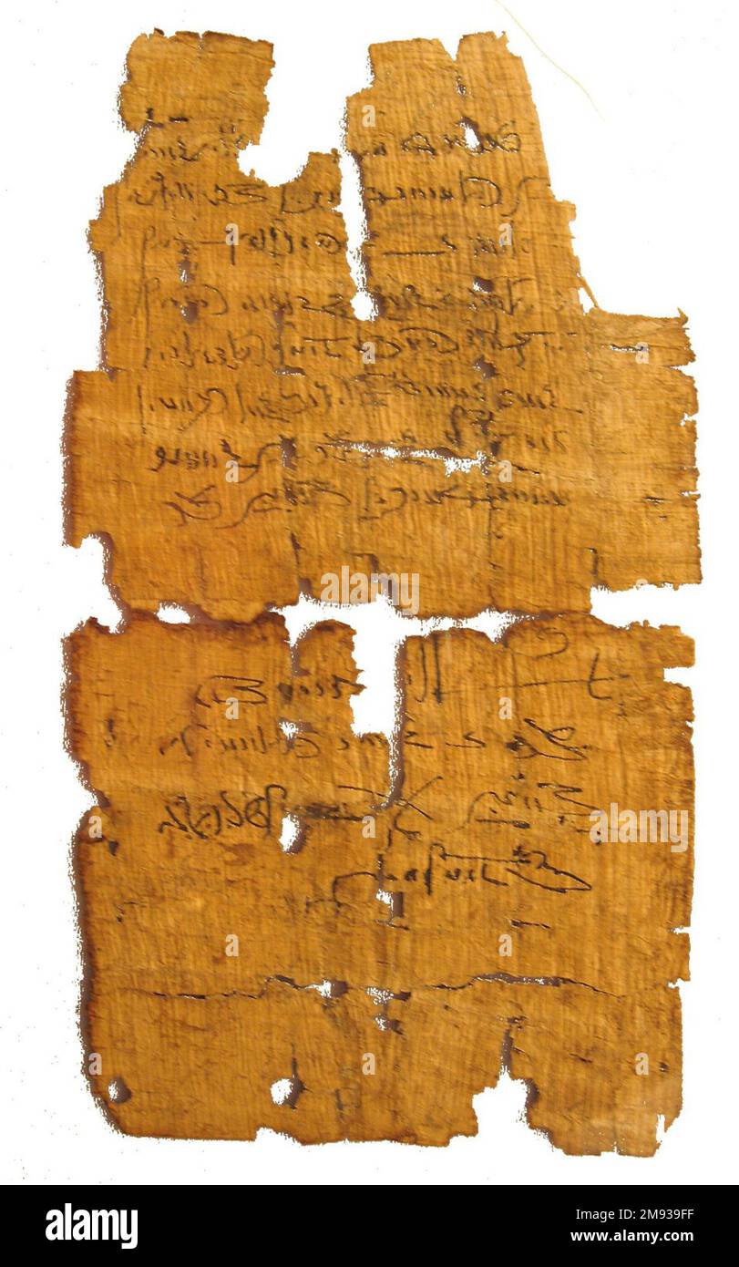 Papyrus Fragments Inscribed in Demotic Papyrus Fragments Inscribed in ...