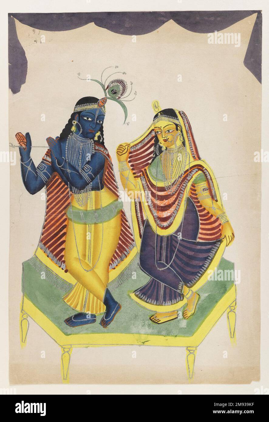Krishna and Radha Krishna and Radha, late 19th-early 20th century ...