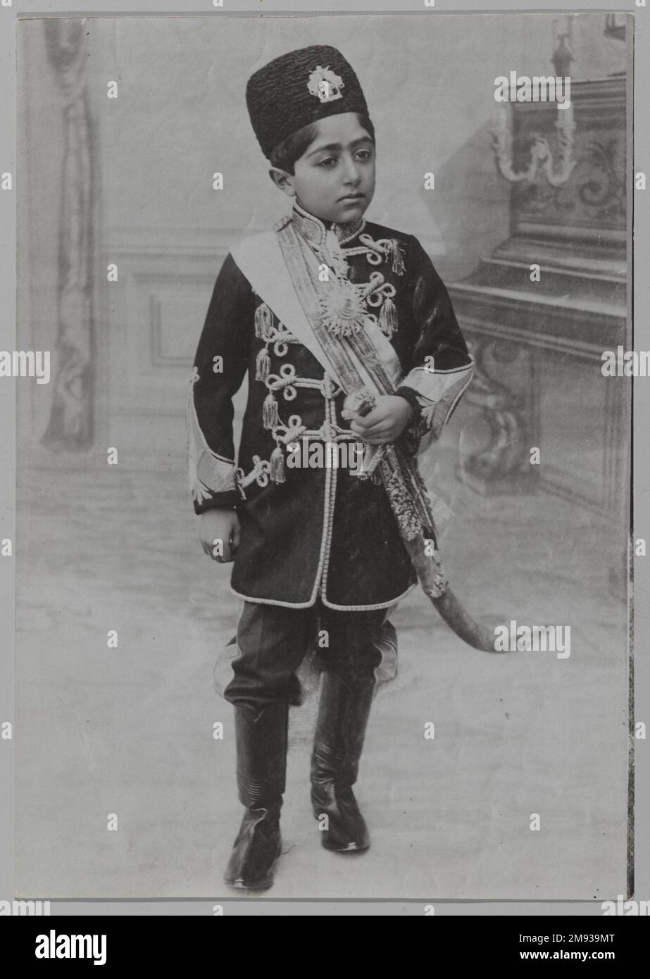 Portrait of Ahmad Shah as a Young Boy, One of 274 Vintage Photographs ...