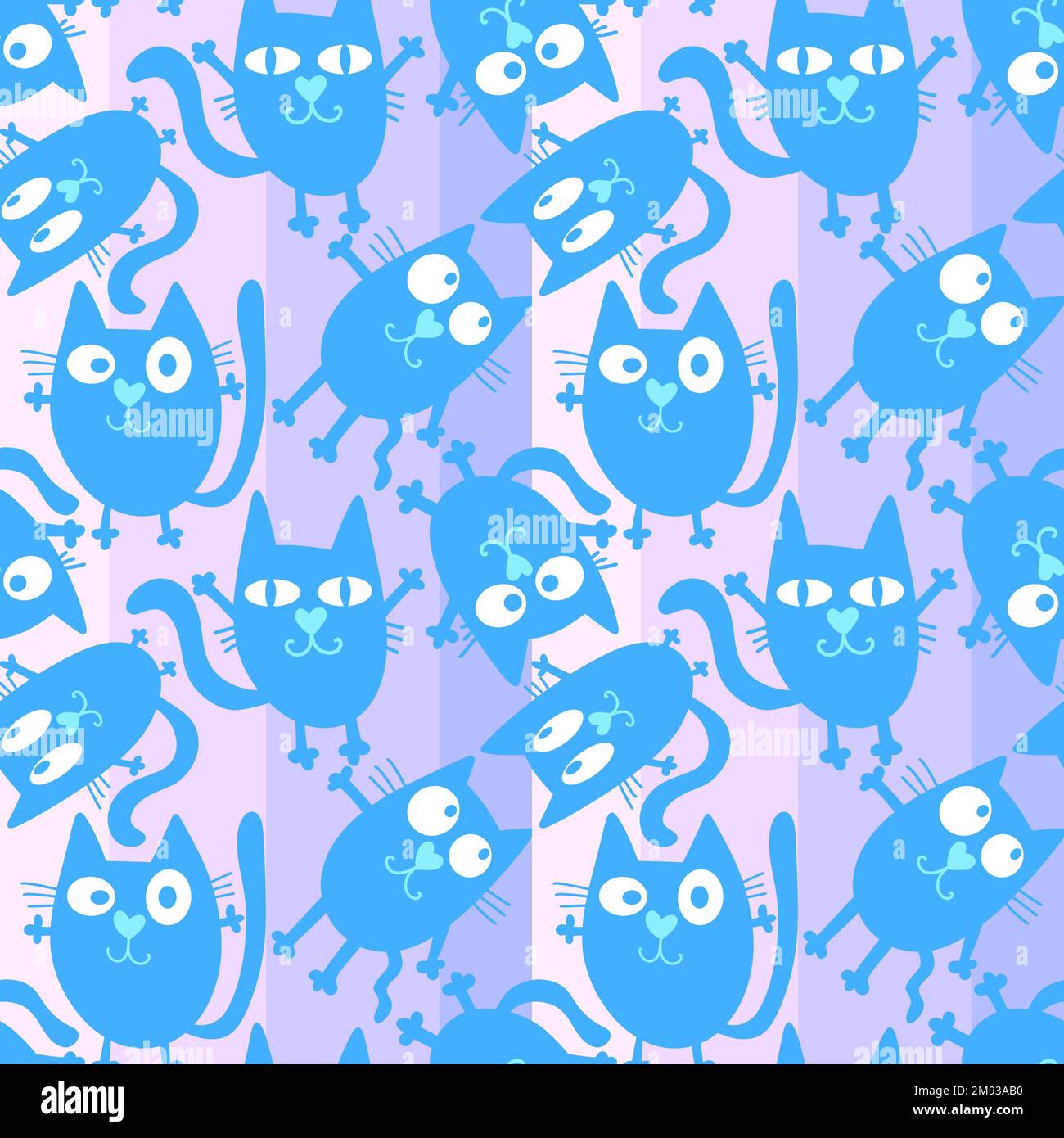 Halloween animals seamless black toys cats pattern for wrapping paper ...