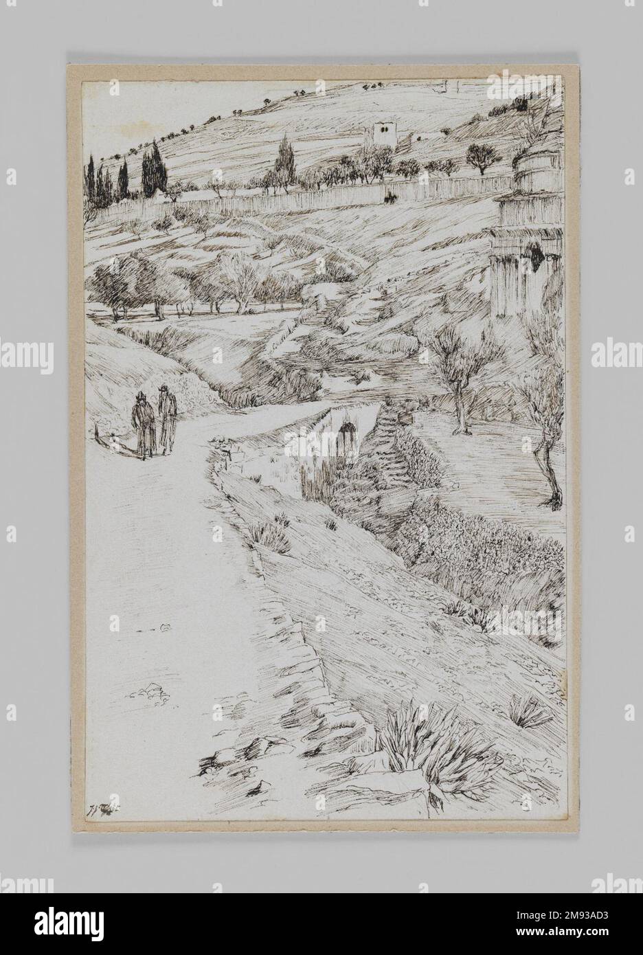 The Bridge of Kedron and the Tomb of Absalom (Le pont de Cédron et le ...