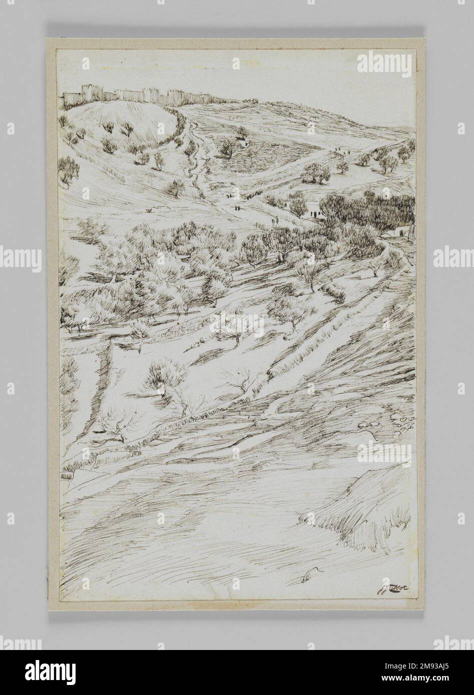 Valley of Jehoshaphat James Tissot (French, 1836-1902). , 1886-1887 or ...