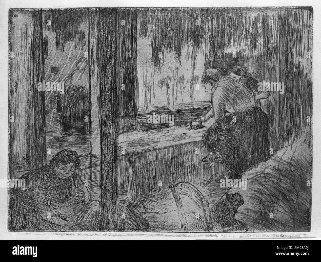 The Laundresses (The Ironing) (Les Blanchisseuses [Le Repassage]) Edgar ...