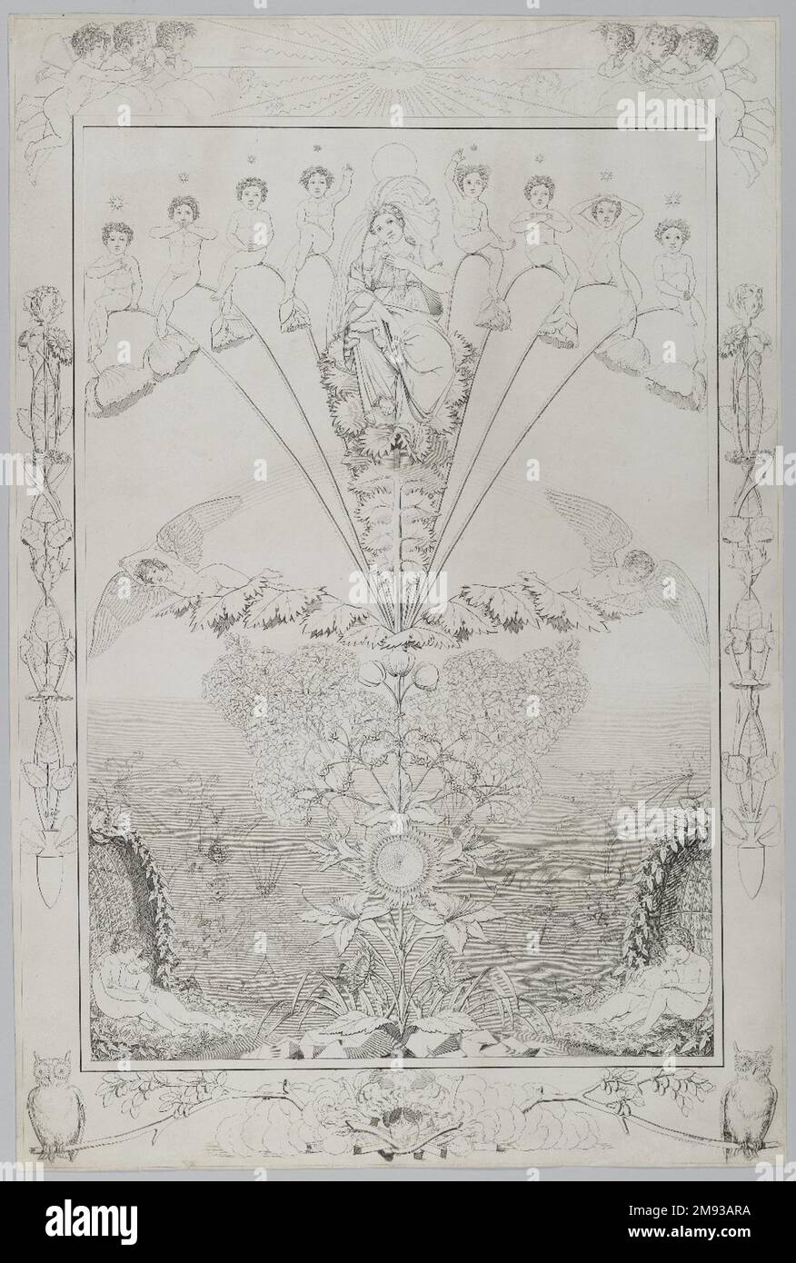 Night (Die Nacht) Philipp Otto Runge (German, 1777-1810). Night (Die ...