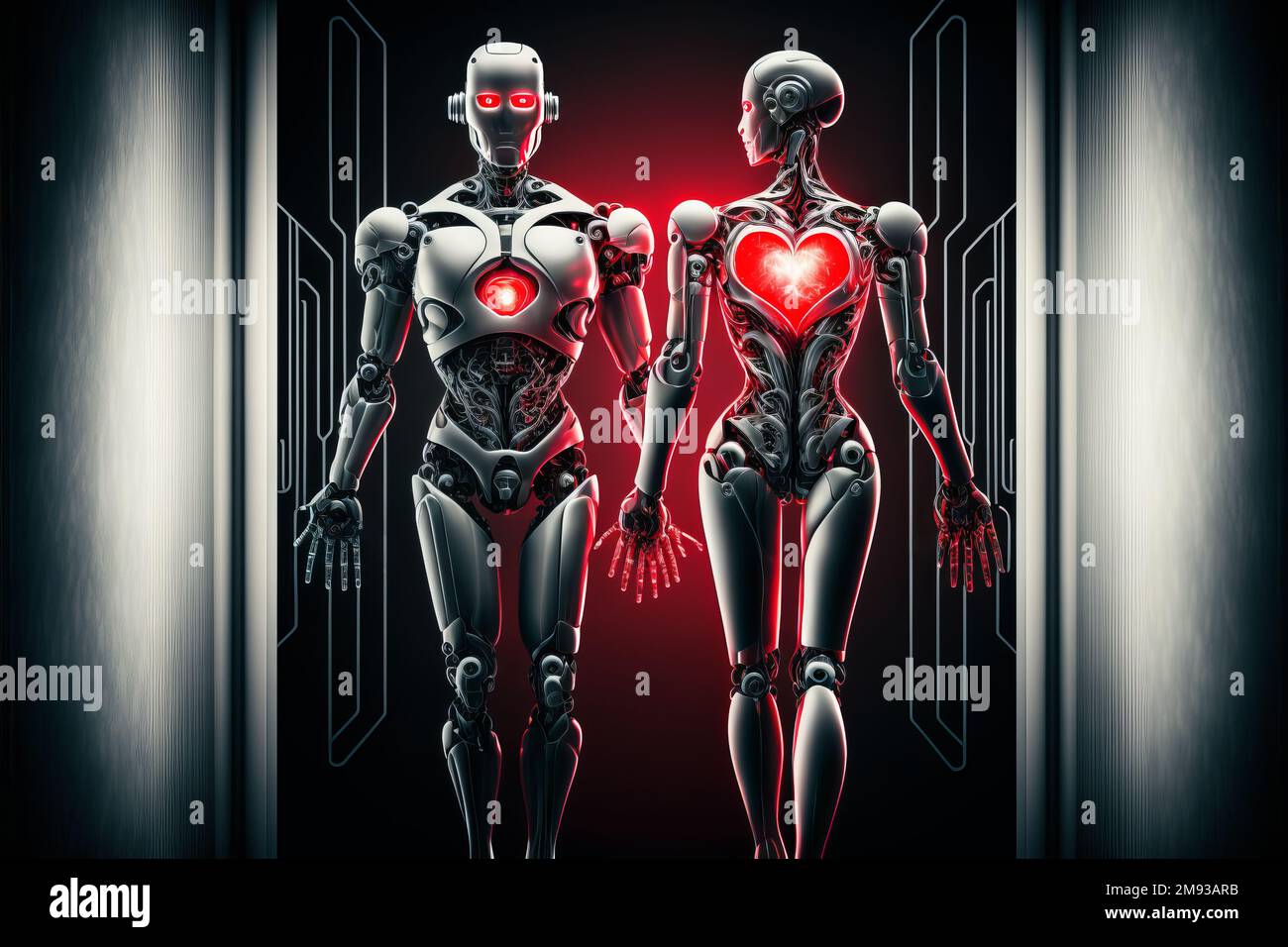 Cyborg heart hi-res stock photography and images - Alamy