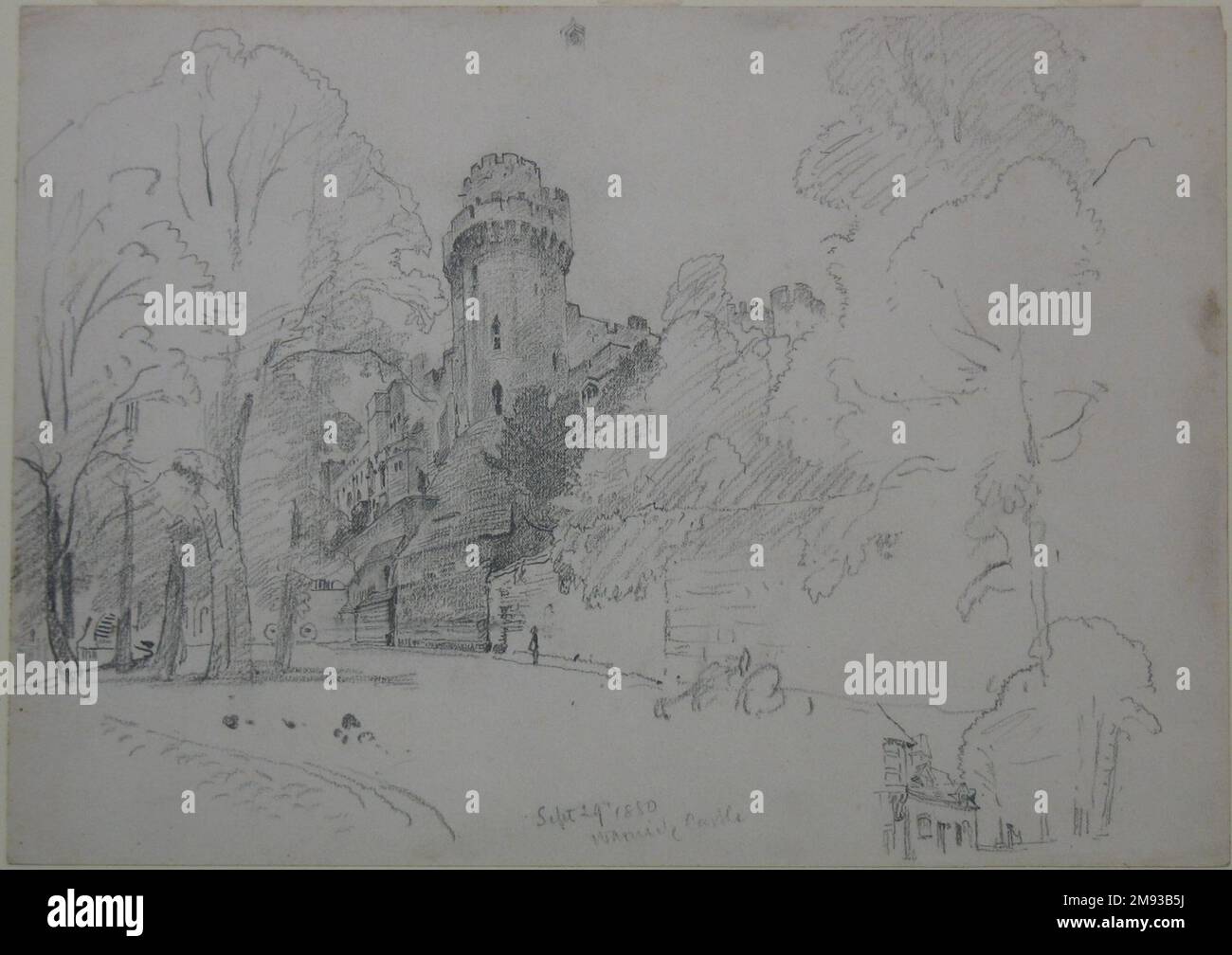 Warwick Castle William Trost Richards (American, 1833-1905). Warwick ...