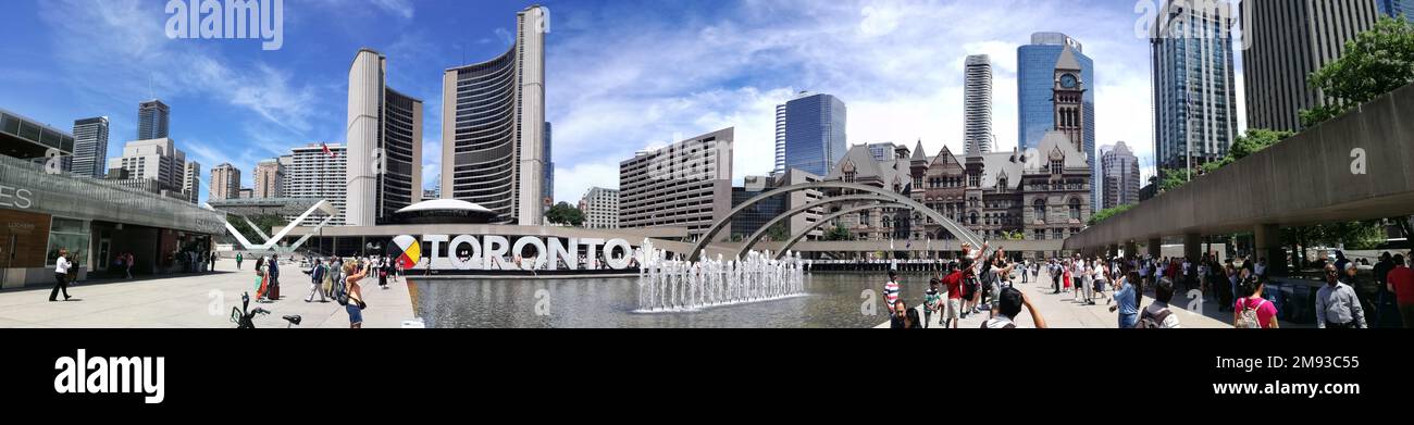 Panoramic view of downtown Toronto Stock Photo - Alamy