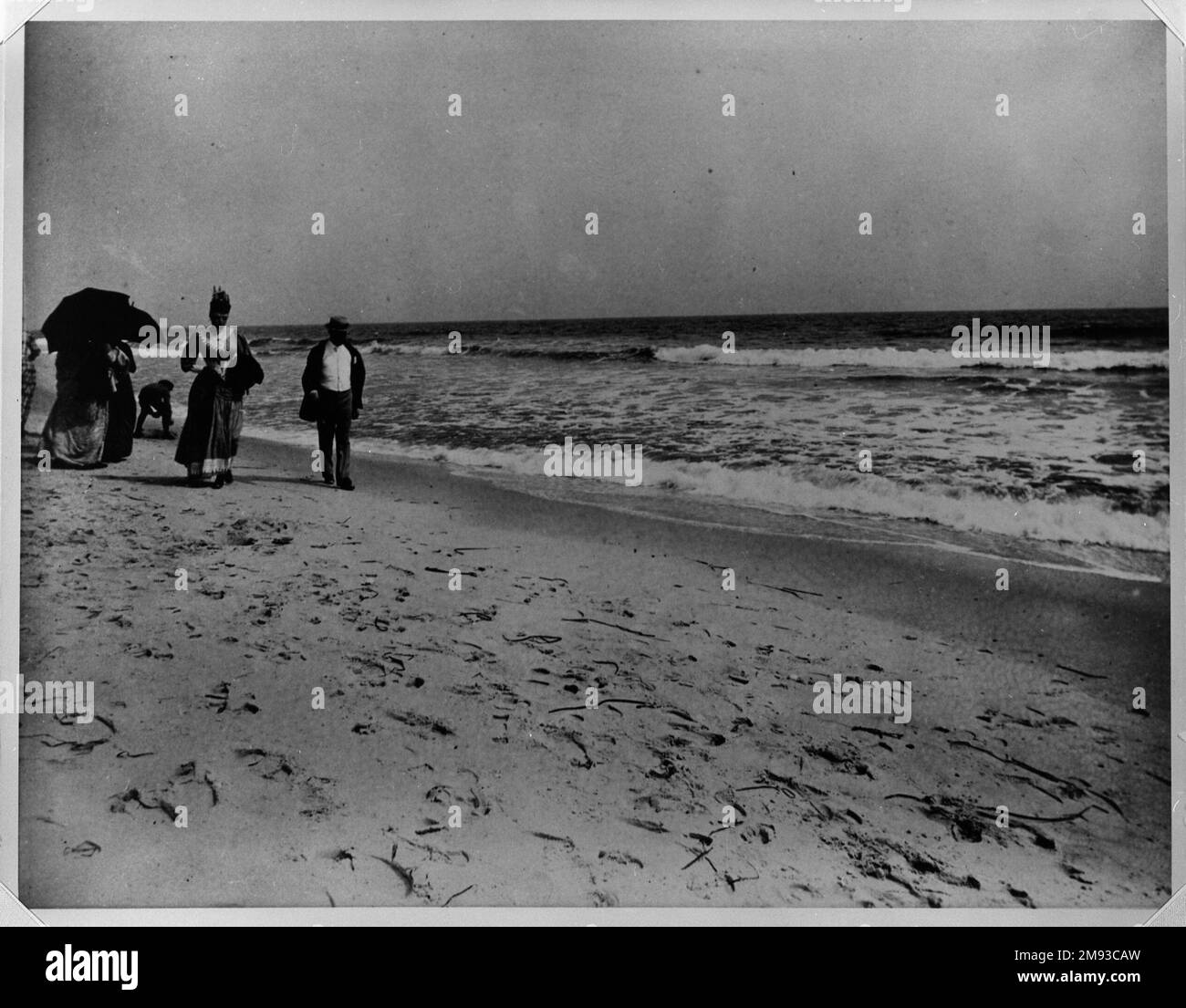Beach at Coney Island, Brooklyn Breading G. Way (American, 1860-1940 ...