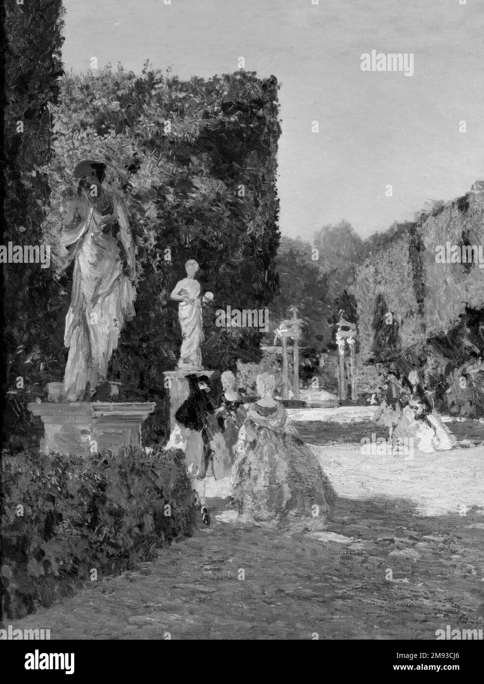 Boboli Gardens Emma Ciardi (Italian, 1879-1933). , 1909. Oil on canvas ...