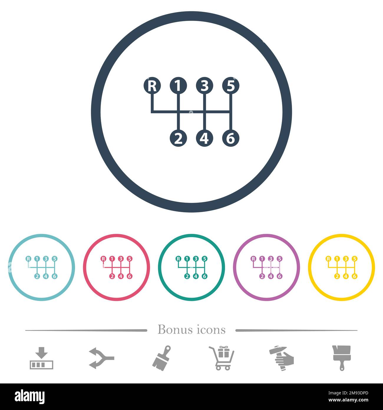 6 speed shifter hi-res stock photography and images - Alamy