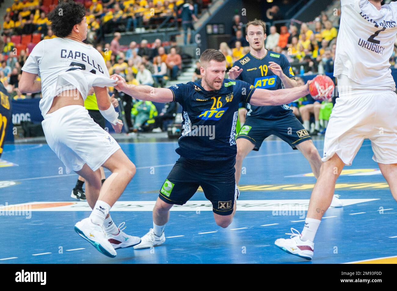 Swedish handballteam hi-res stock photography and images - Alamy