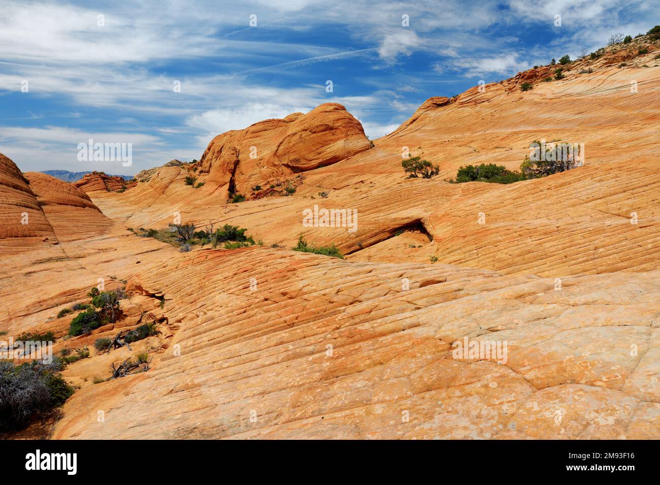 Scenic view of marvelous red and white sandstone formations of Yant ...