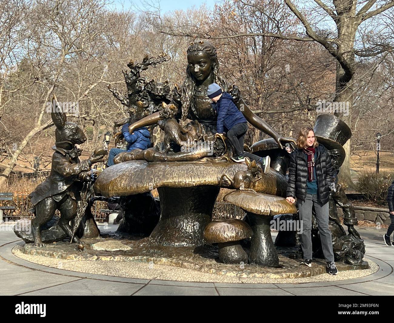 One of the most popular artworks in Central Park is Alice in Wonderland ...