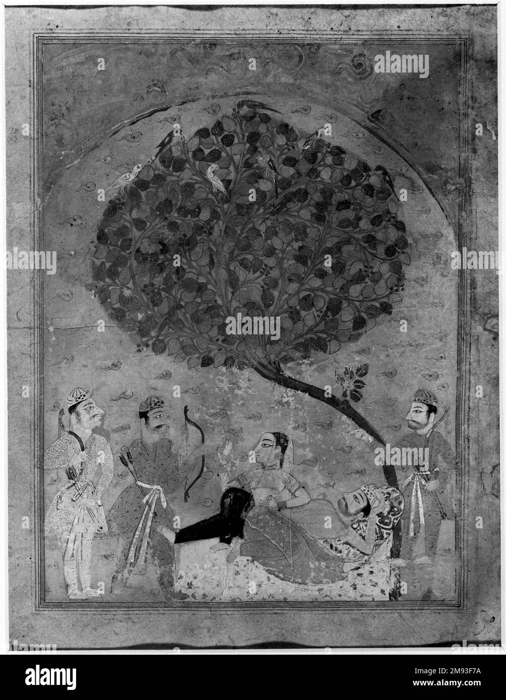 Laurak and Chanda Rest on Their Journey to a Trysting Place, Leaf from ...