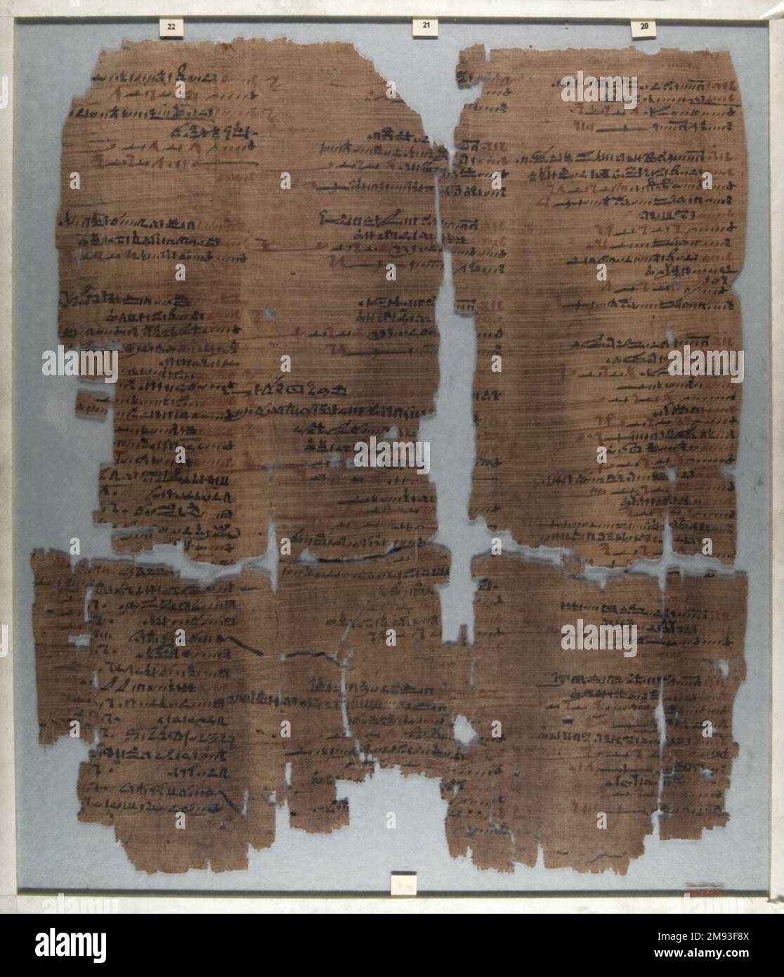 The Wilbour Papyrus The Wilbour Papyrus, ca. 1147 B.C.E. Papyrus, ink ...