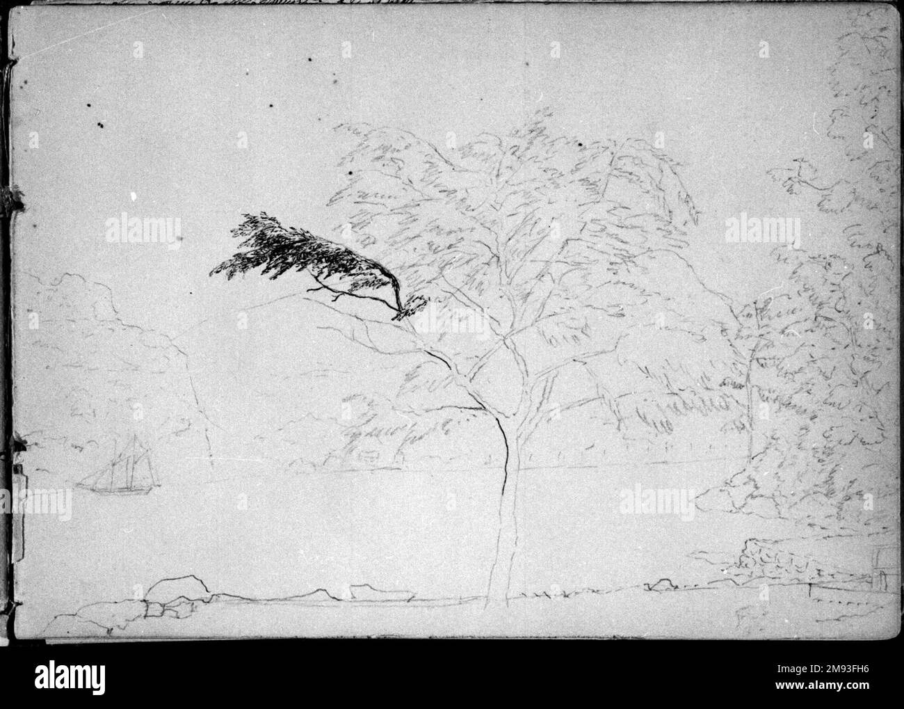 Sketchbook C. Halsey. Sketchbook, ca. 1879. Drawing: ink and graphite ...