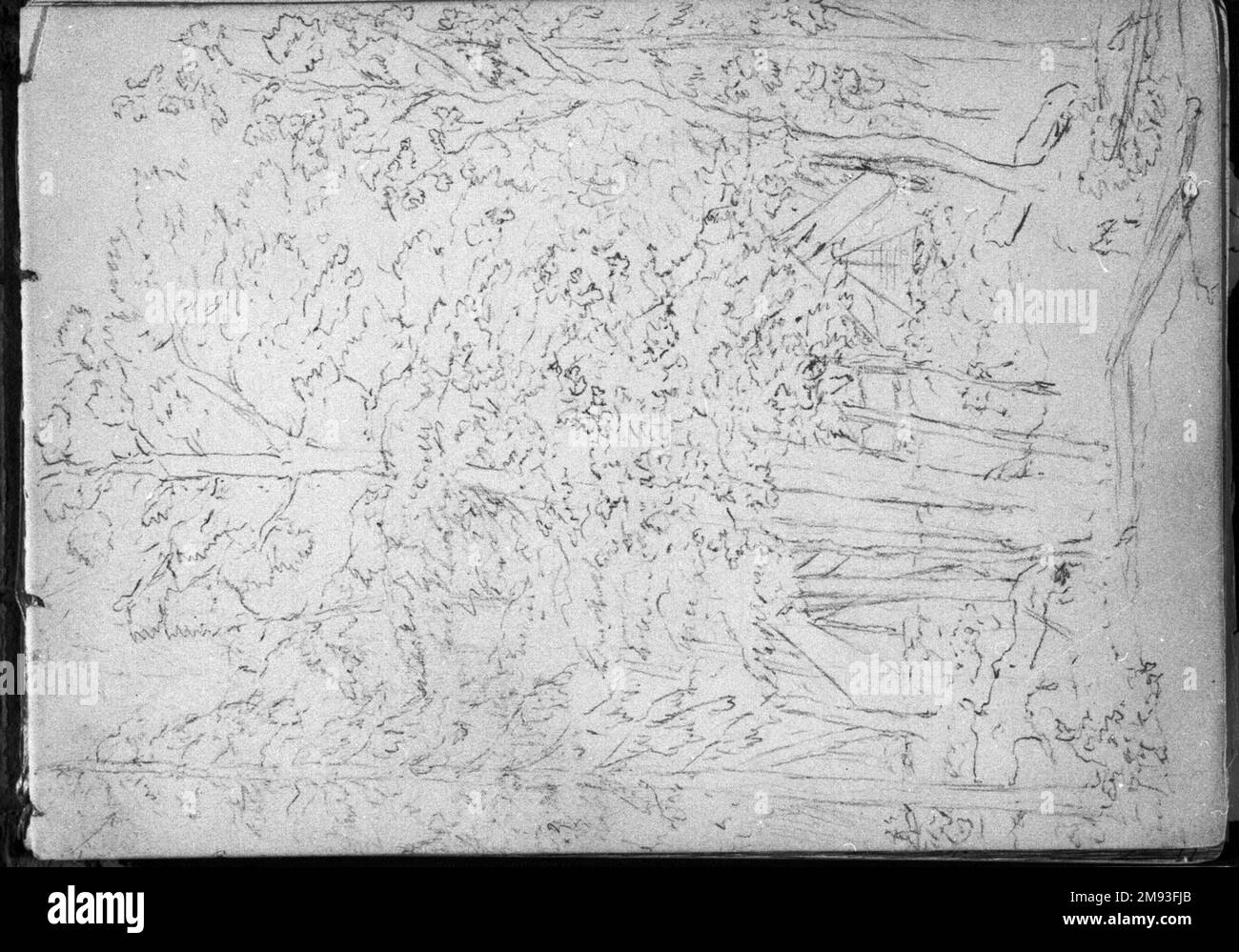 Sketchbook C. Halsey. Sketchbook, ca. 1879. Drawing: ink and graphite ...