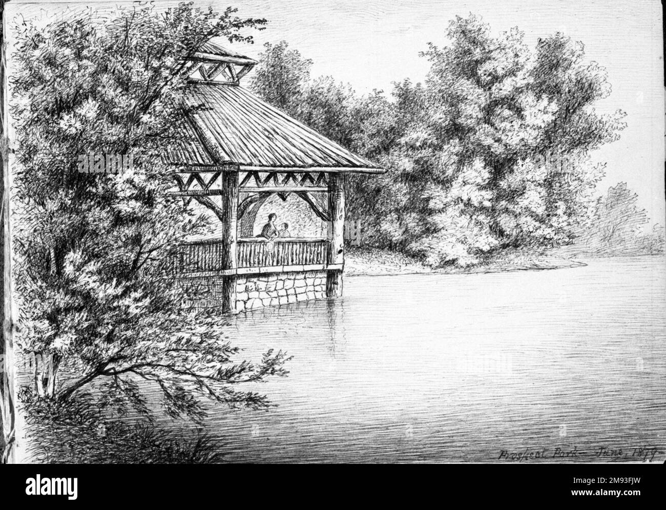 Sketchbook C. Halsey. Sketchbook, ca. 1879. Drawing: ink and graphite ...