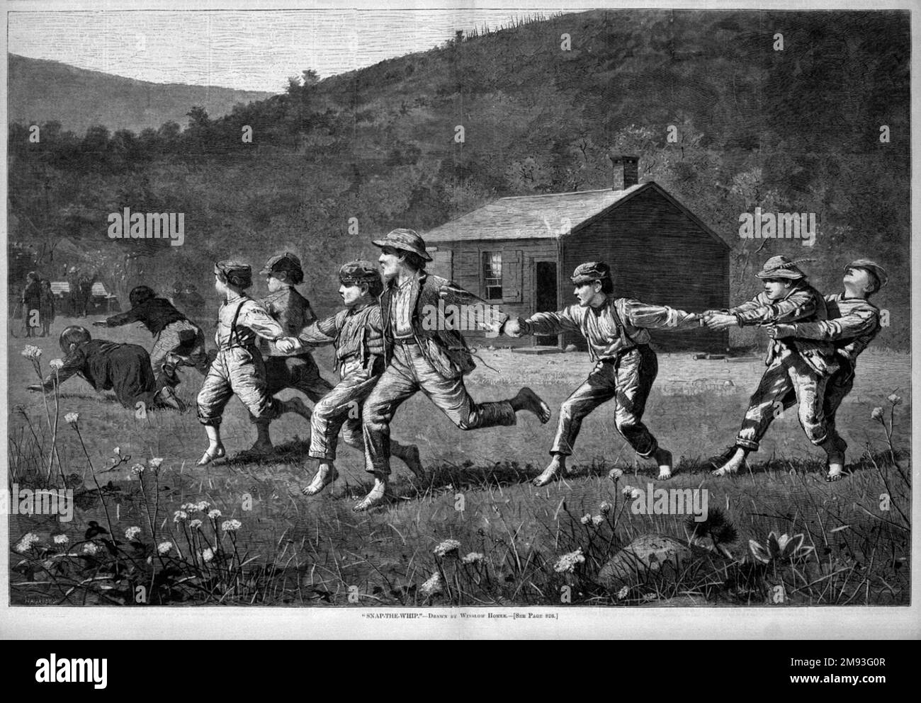 "Snap-the-Whip" Winslow Homer (American, 1836-1910). 1873. Wood ...