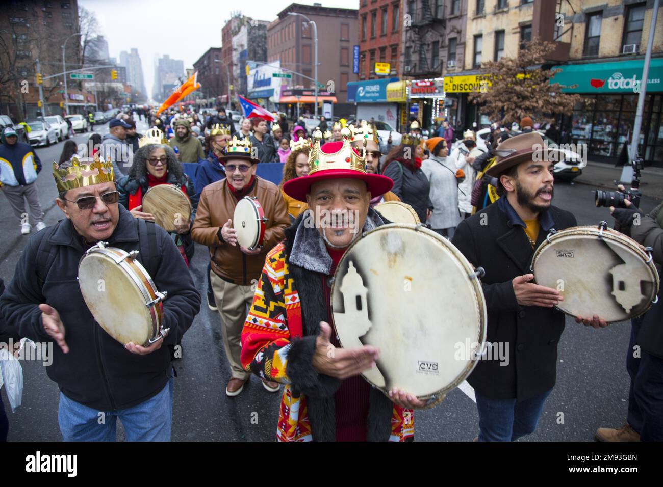 2023 Three Kings Day Parade along 3rd Avenue in Spanish Harlem, hosted ...