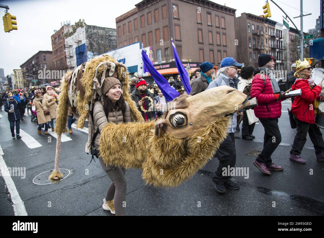 2023 Three Kings Day Parade along 3rd Avenue in Spanish Harlem, hosted ...