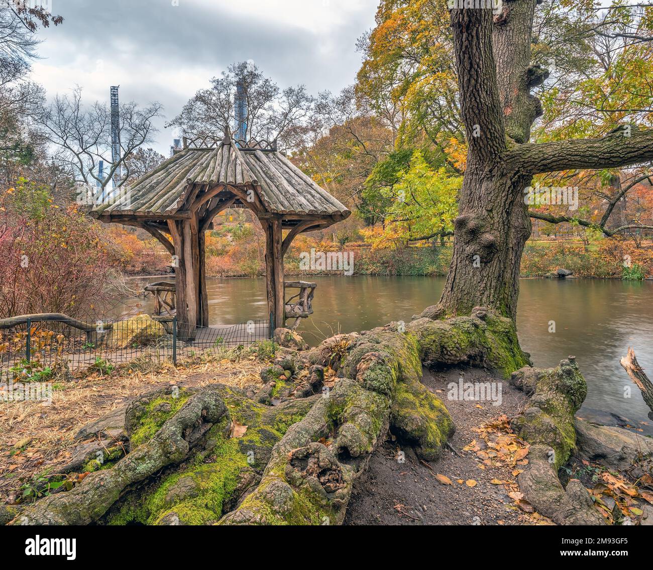 Central Park, New York City Wagner Cove Stock Photo - Alamy