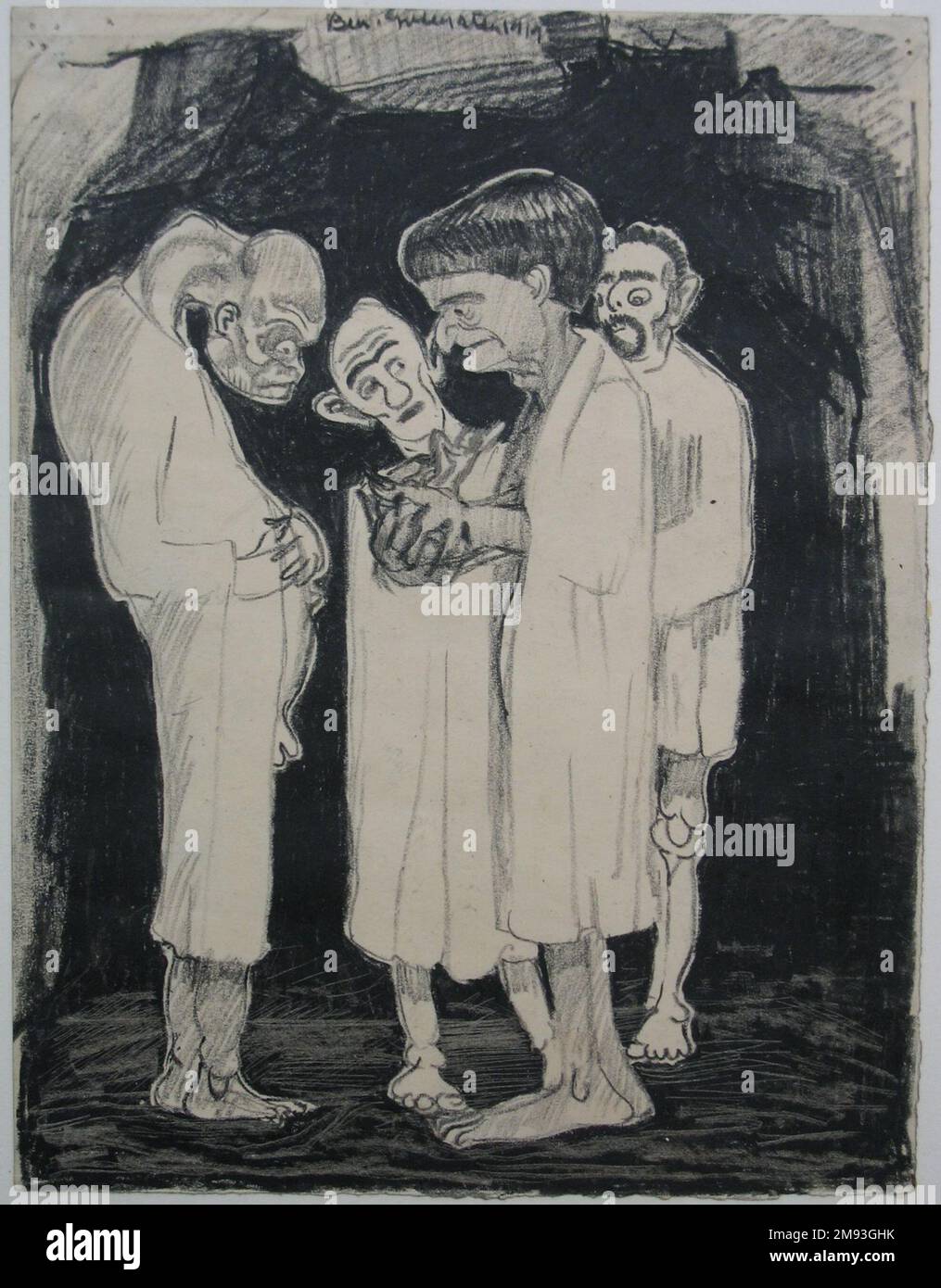 A Grotesque (Four White Men) Benjamin "Benno" Greenstein (American ...
