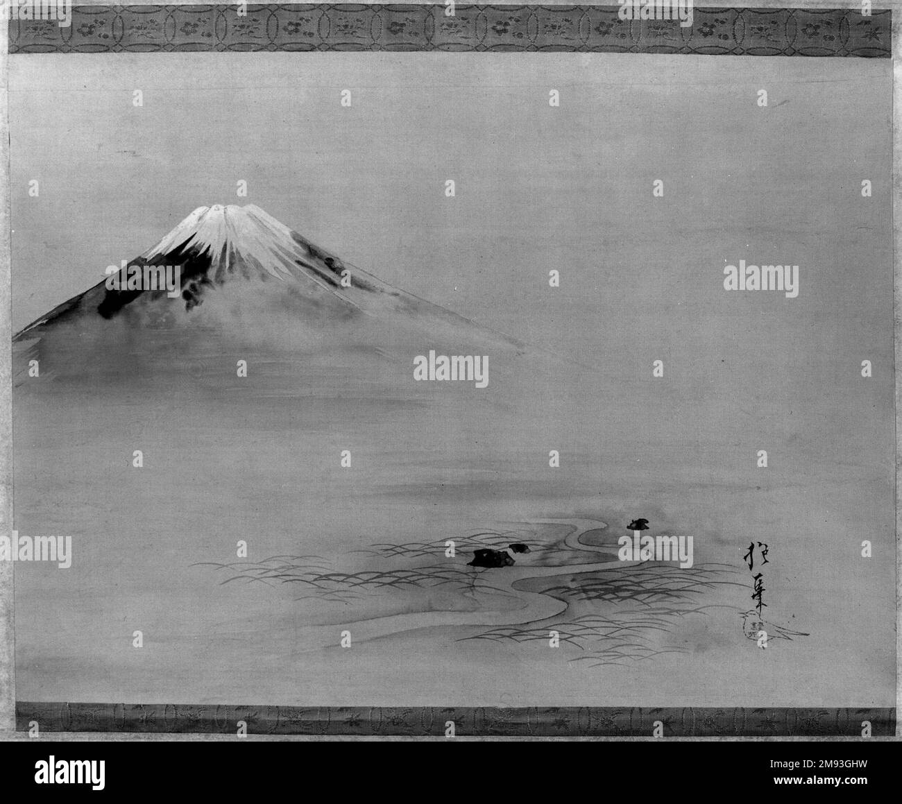 Painting of Mount Fuji Attributed to Sakai Hoitsu (Japanese, 1761-1828 ...