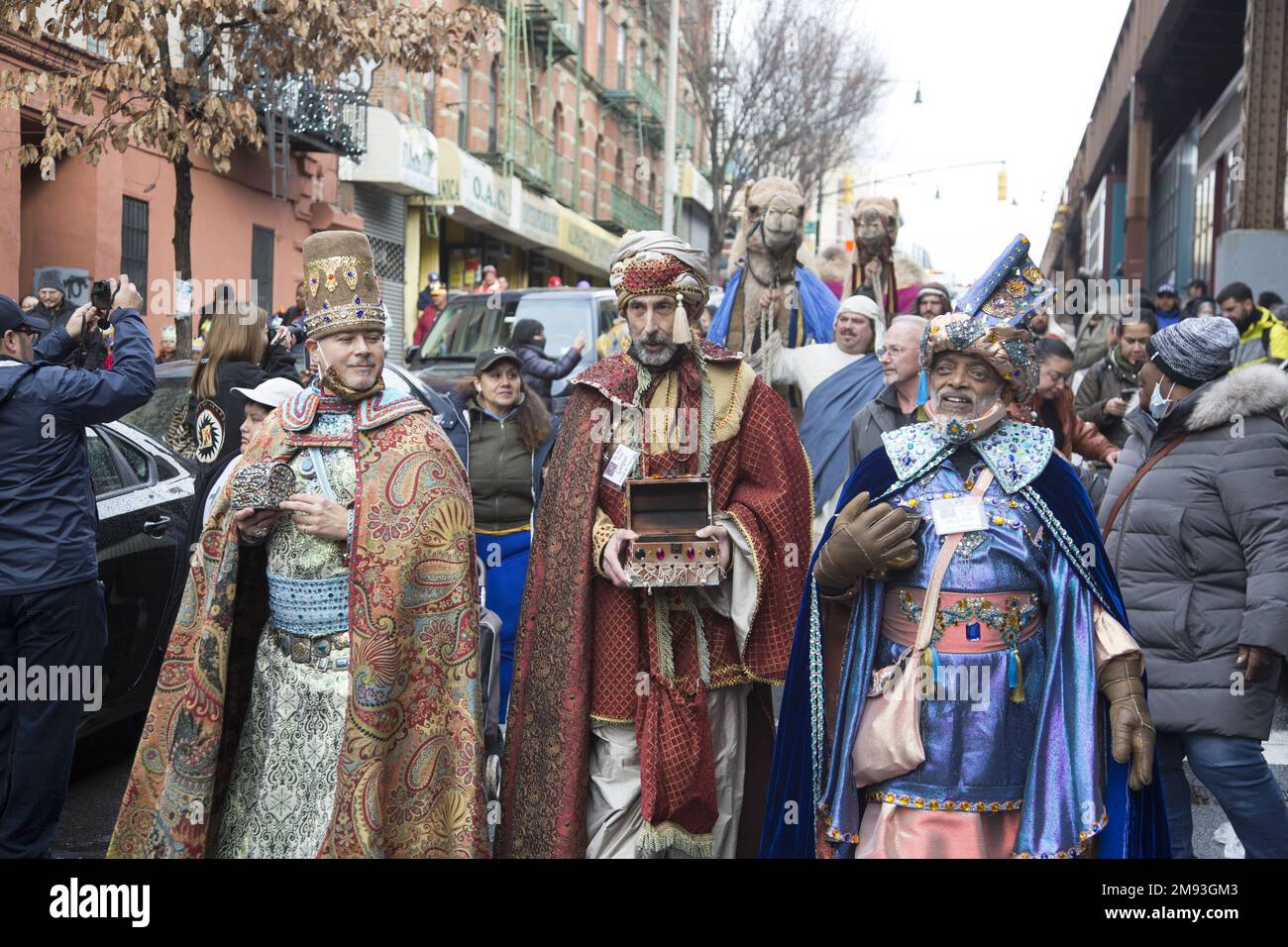 2023 Three Kings Day Parade along 3rd Avenue in Spanish Harlem, hosted ...