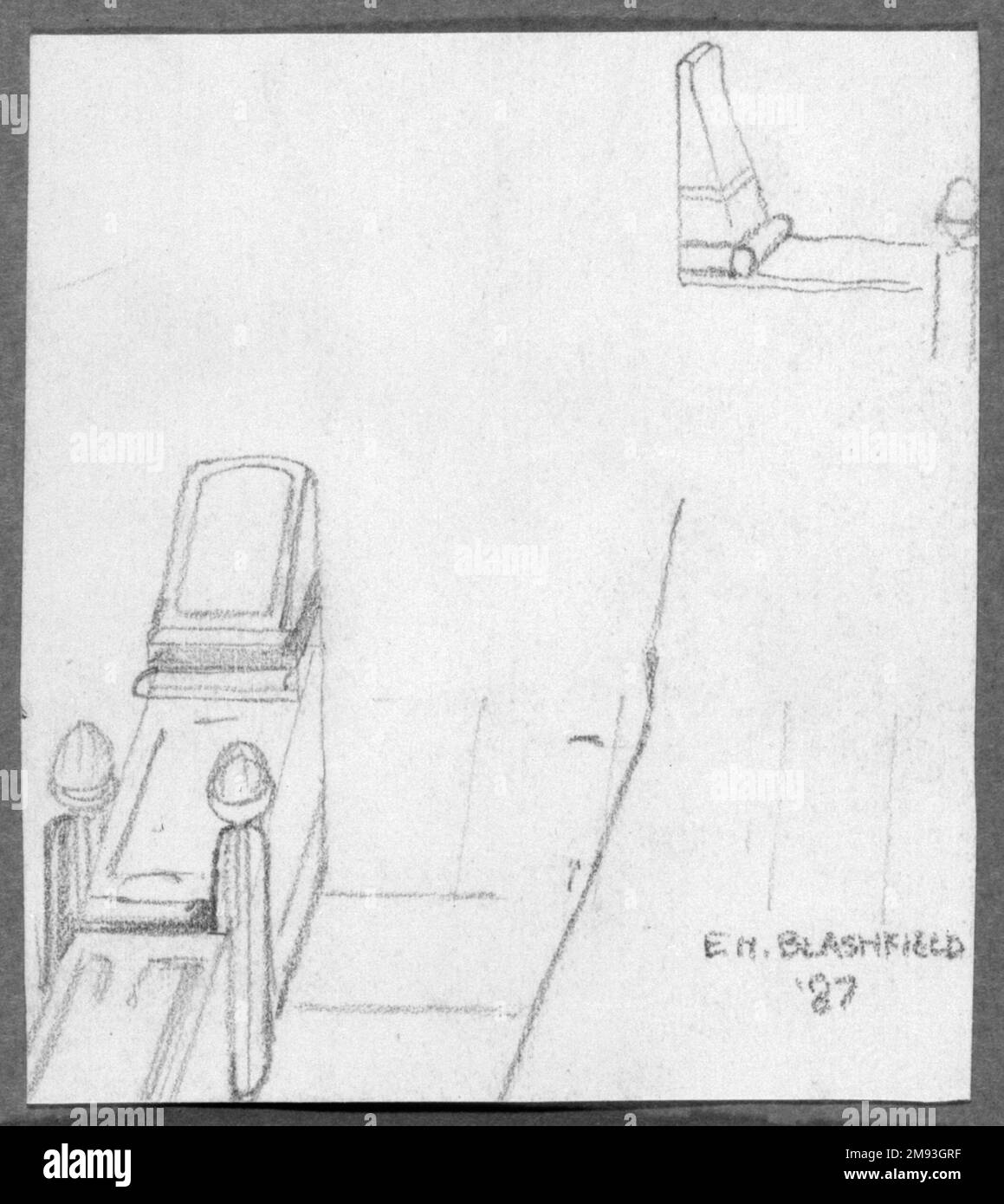 Rock-Cut Tomb at Desrel Melek Edwin Howland Blashfield (American, 1848 ...