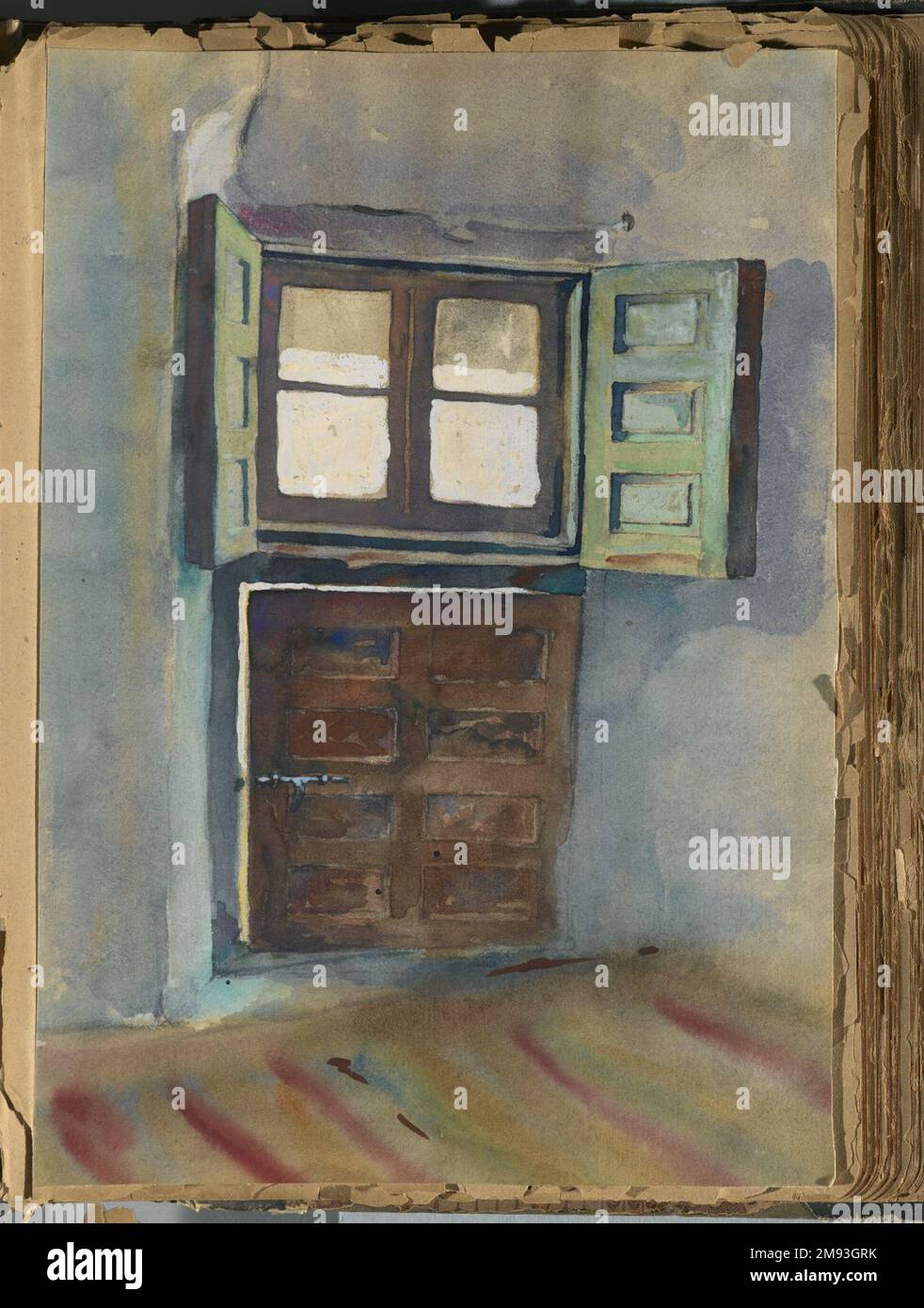 Spanish Sketch Mounted in Scrap Book Edward Penfield (American, 1866 ...