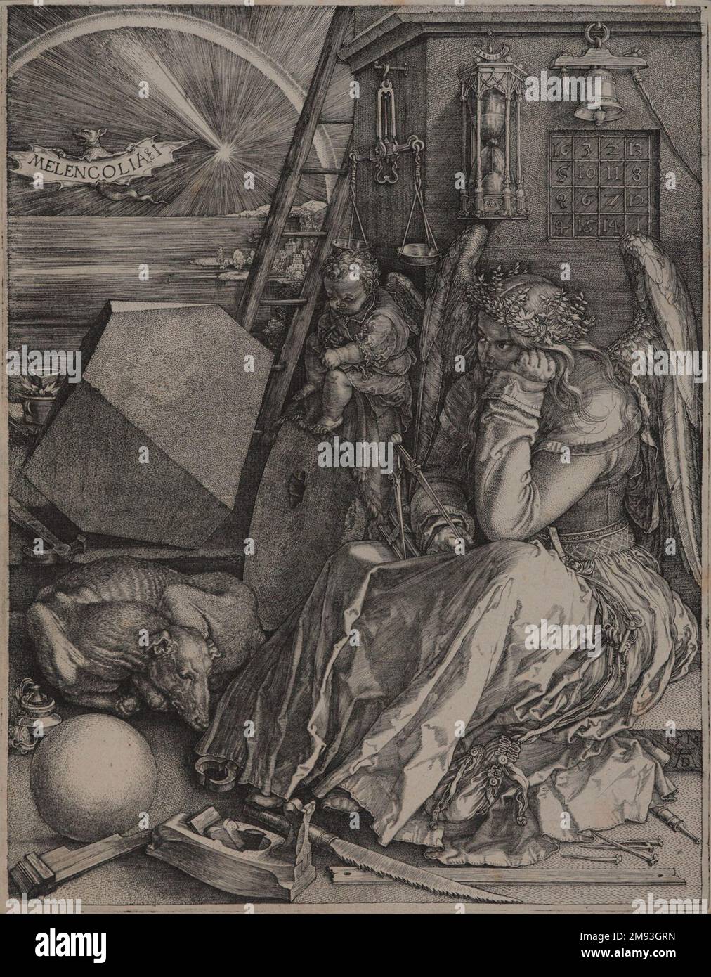 Melencolia I Albrecht Dürer (German, 1471-1528). Melencolia I, 1514 ...