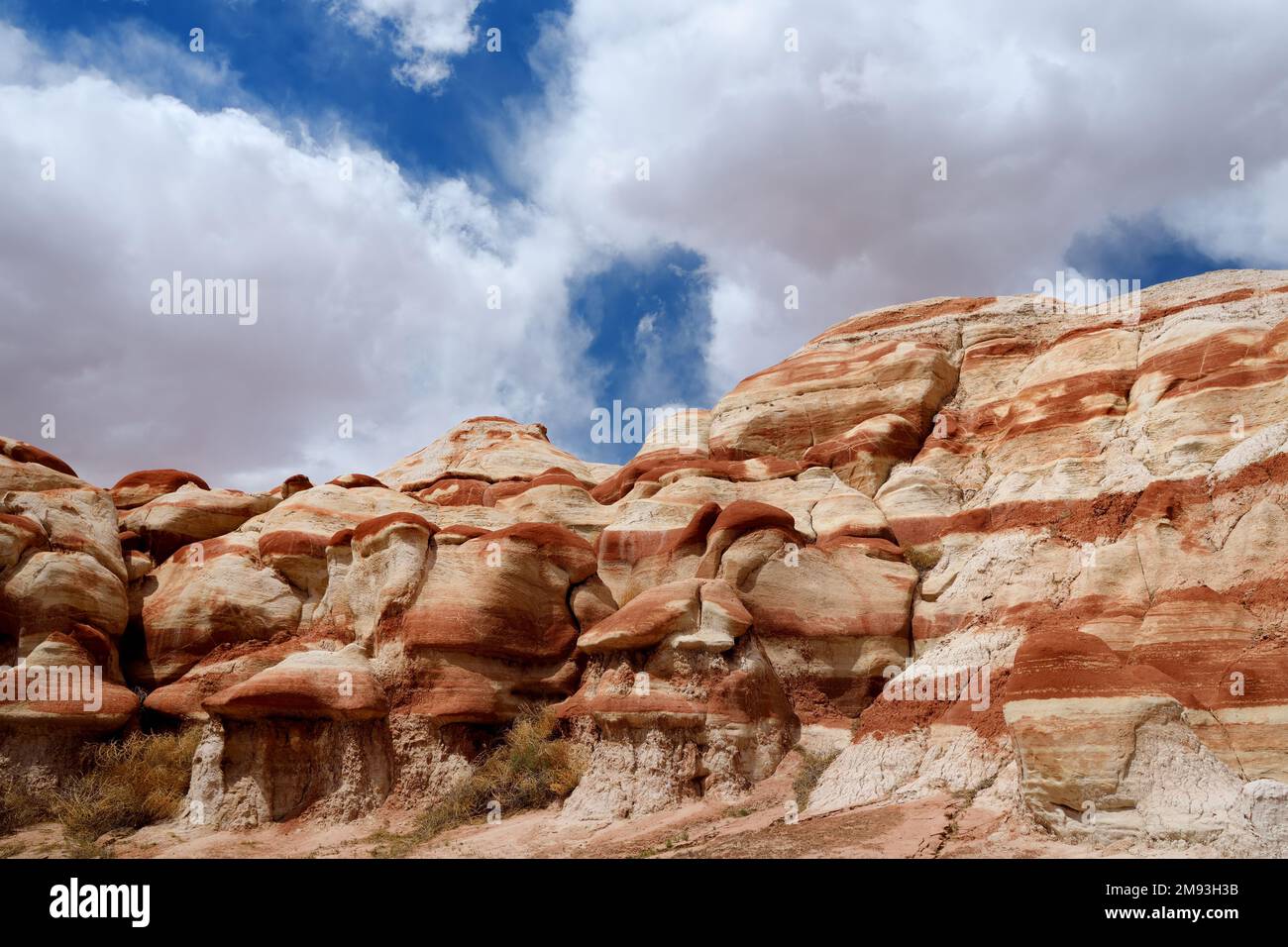 Amazing colors and shapes of sandstone formations of Blue Canyon in ...