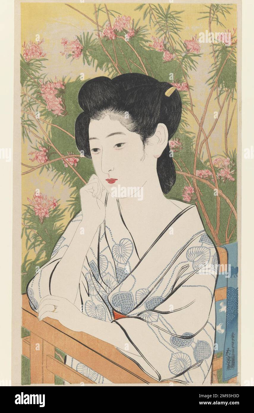 At a Hot Springs Inn Hashiguchi Goyo (Japanese, 1880-1921). At a Hot ...