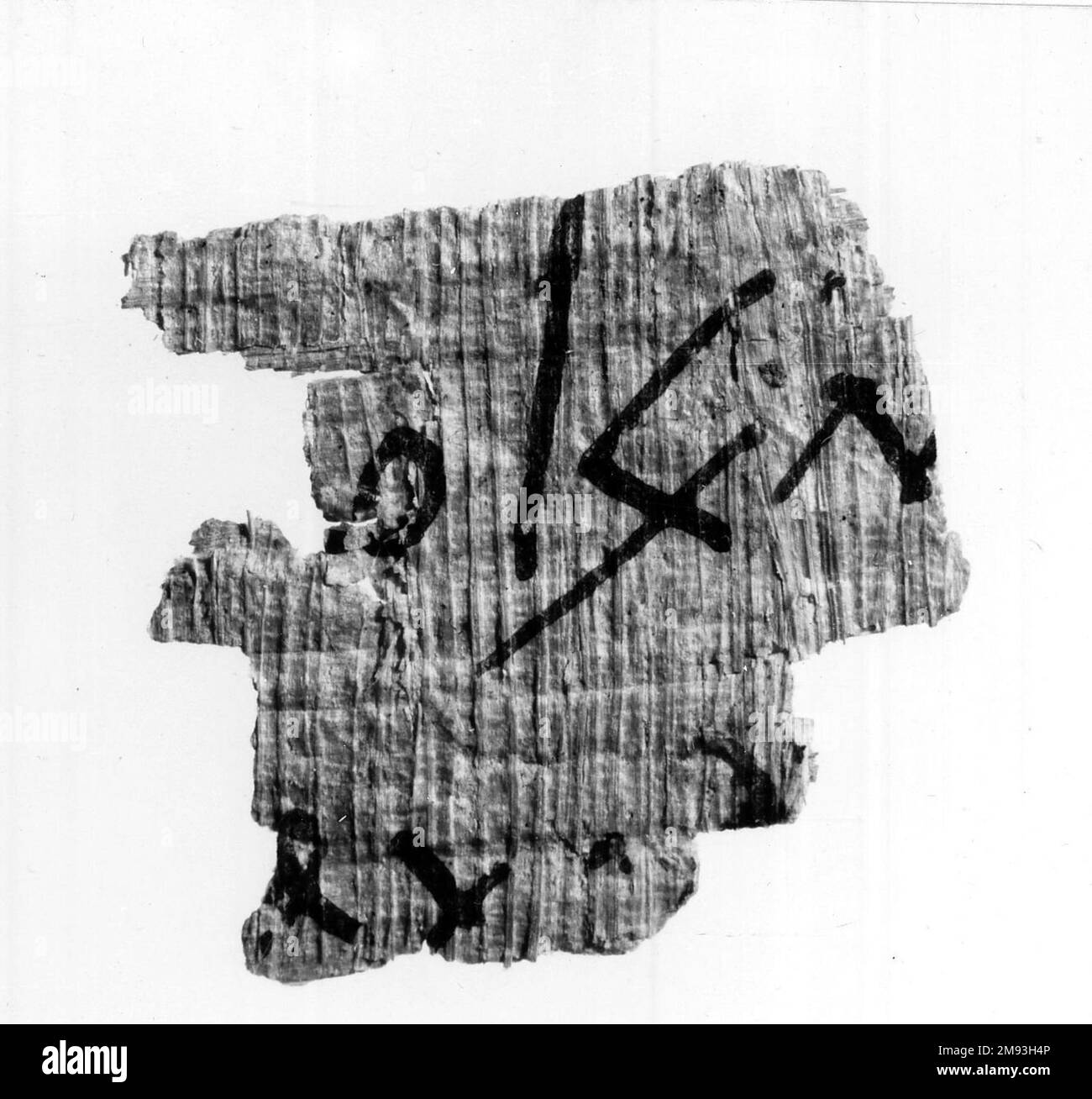 Papyrus Fragment Inscribed in Greek Papyrus Fragment Inscribed in Greek ...