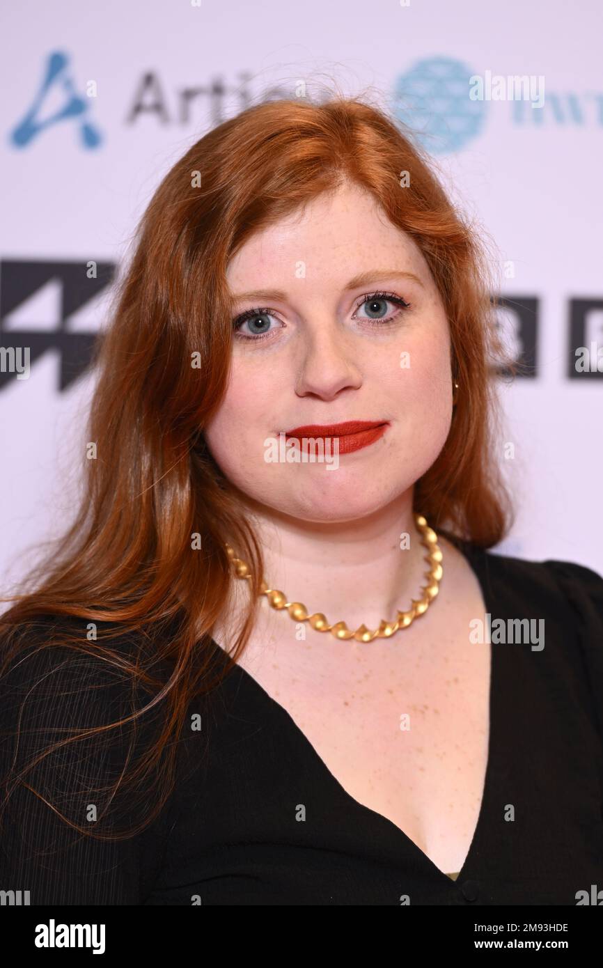 London, UK. 16 January 2023. Eleanor Morton attending the 2023 Writers ...