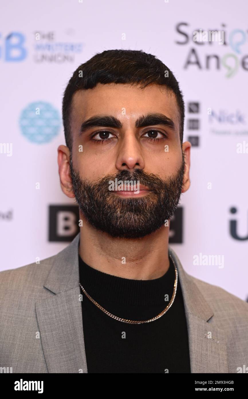 London, UK. 16 January 2023. Waleed Akhtar attending the 2023 Writers ...