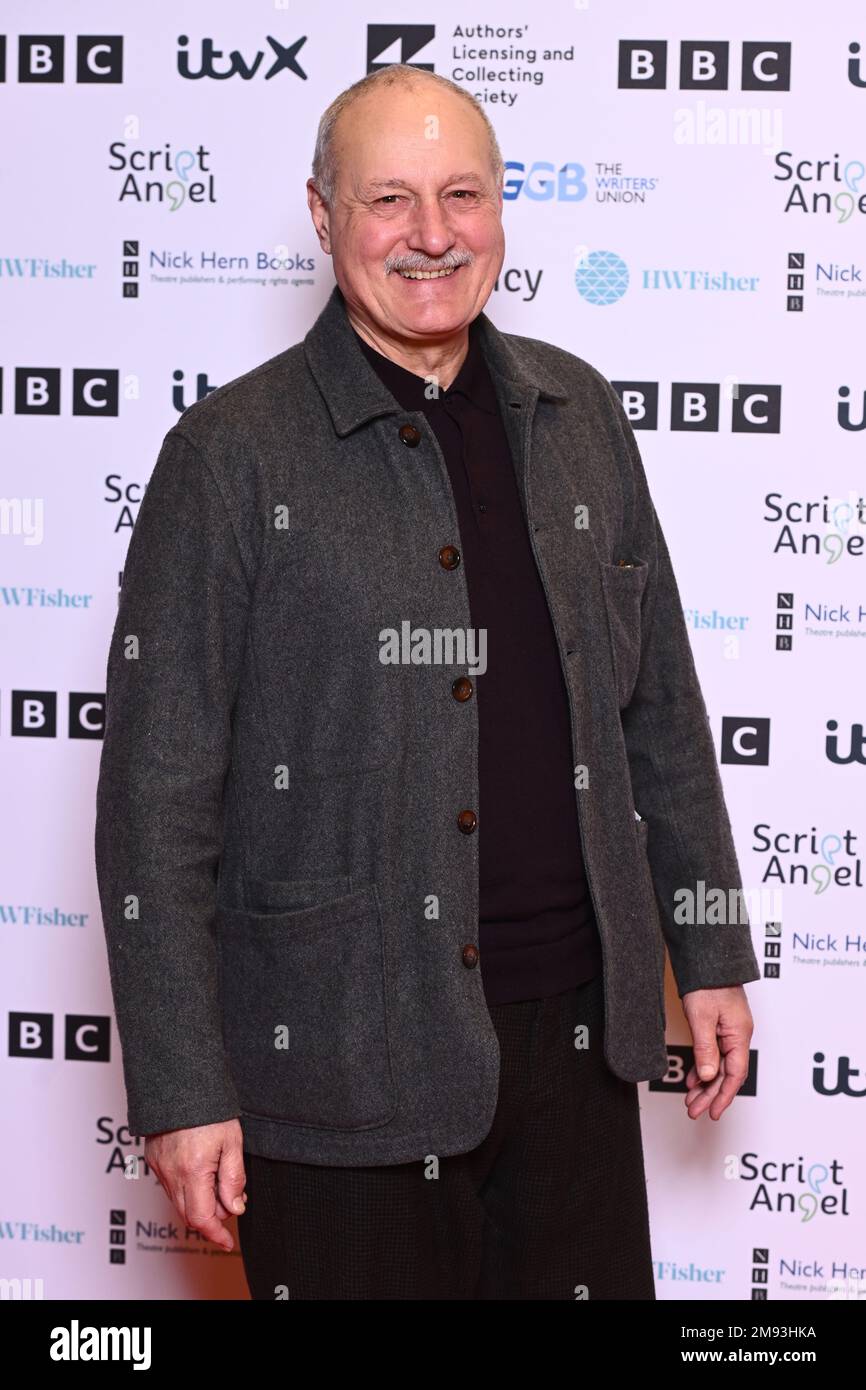 London, UK. 16 January 2023. Tony Grisoni attending the 2023 Writers ...